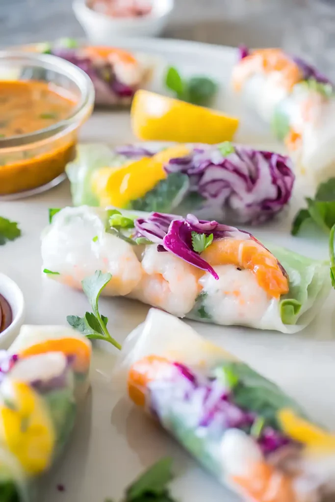 Spring Rolls Made Easy with Peanut Sauce Recipe - Moist Recipes